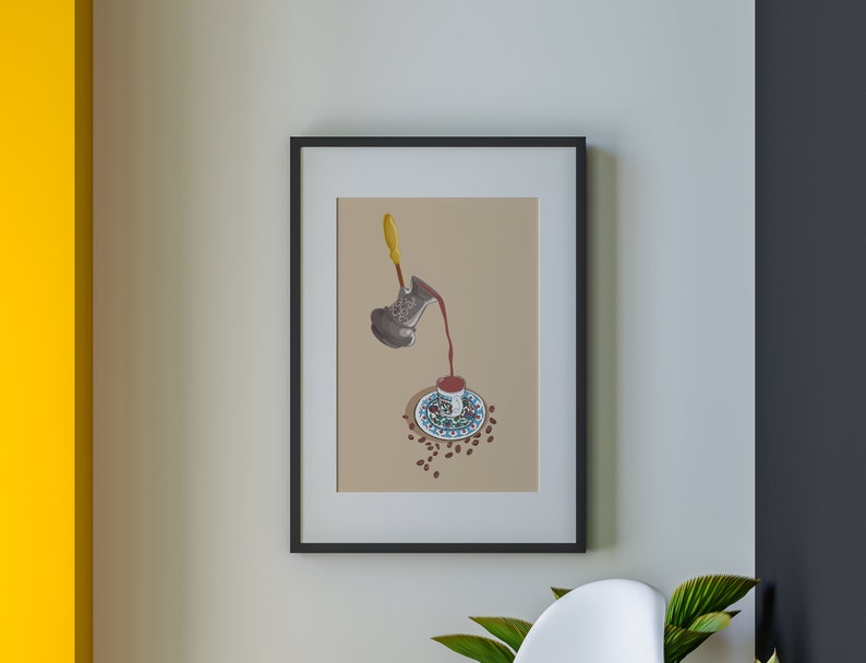 Turkish Coffee Art Print Turkish Wall Art Islamic Wall Art | Etsy
