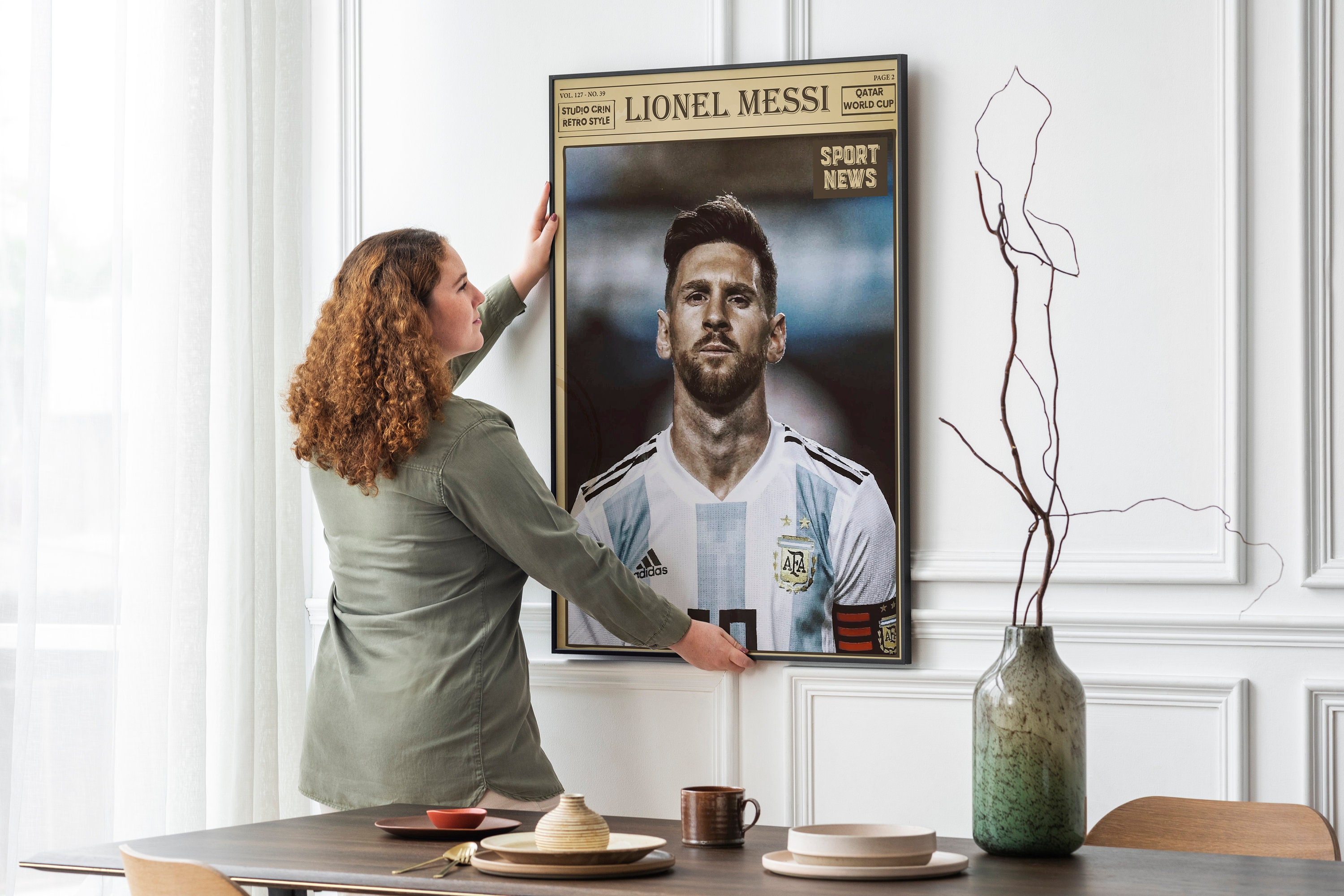 Messi POSTER MESSI Printable Postcard or Wall Decor - Etsy