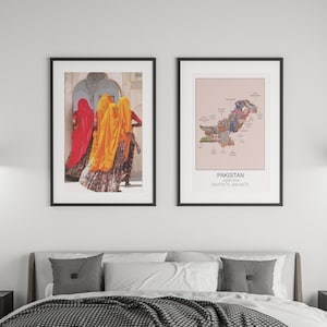 Pakistan Prints, Pakistan Prints Set of 6, Pakistan Wall Art, Pakistan ...