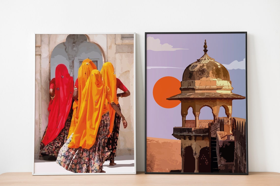 Pakistan Prints, Pakistan Prints Set of 6, Pakistan Wall Art, Pakistan ...