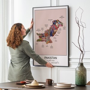 Pakistan Prints, Pakistan Prints Set of 6, Pakistan Wall Art, Pakistan ...