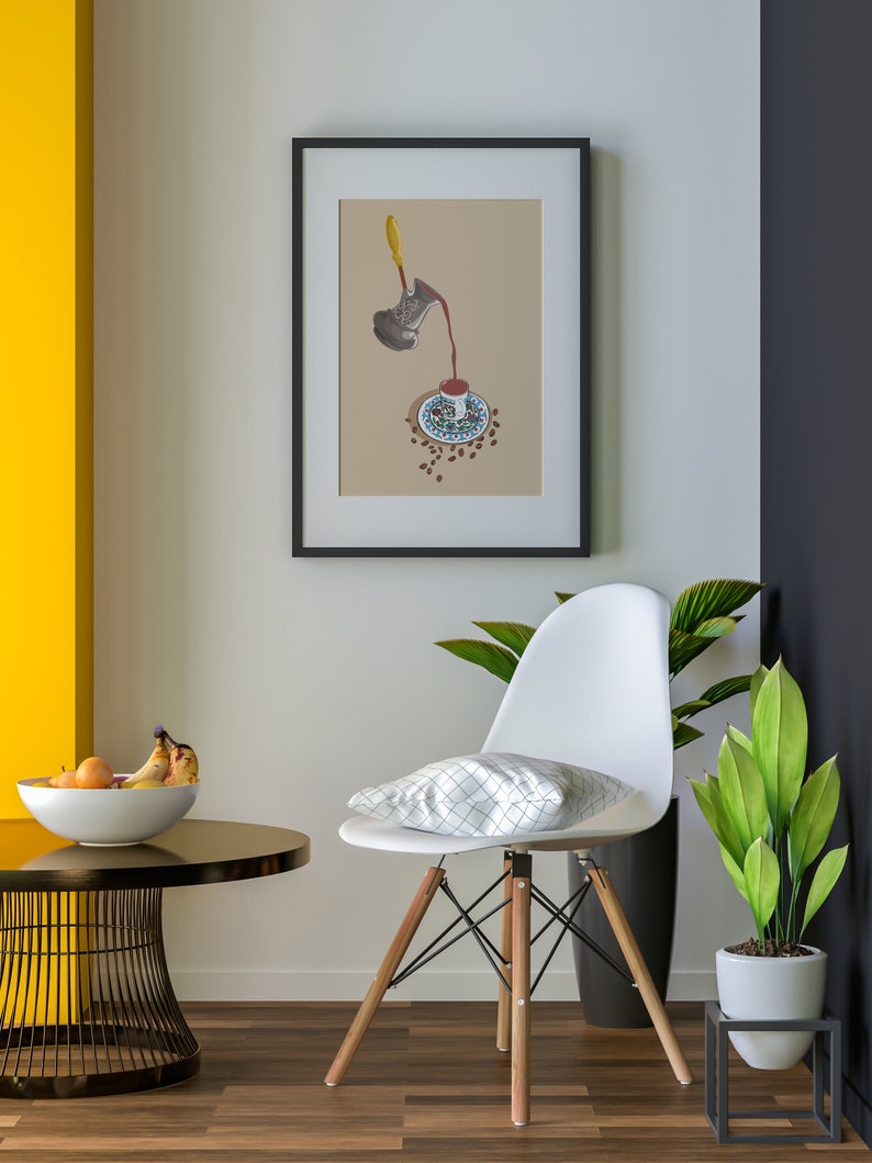 Turkish Coffee Art Print Turkish Wall Art Islamic Wall Art | Etsy