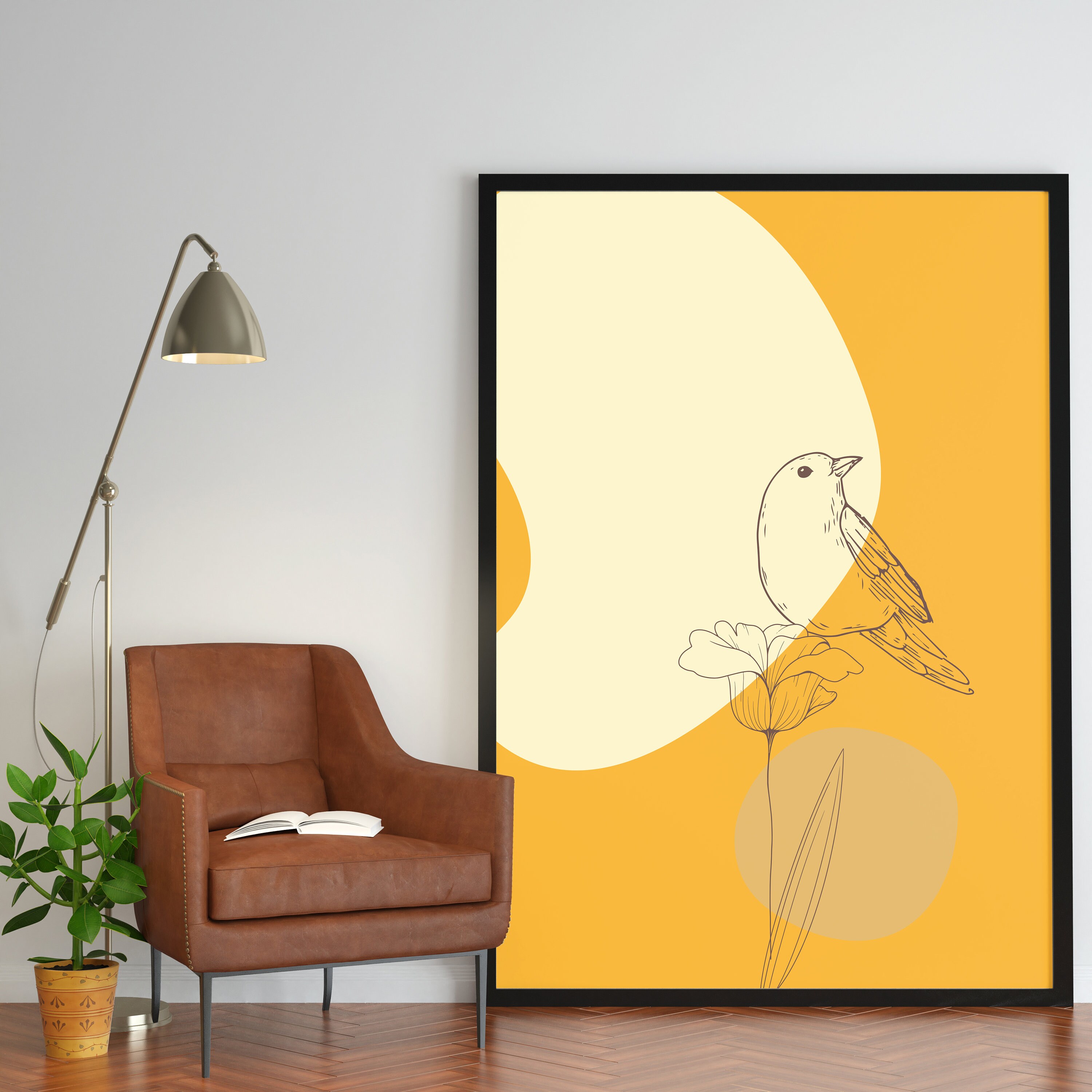 Bird Line Art Printable, Bird One Line Drawing Poster, Line Drawing ...