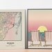 Miami City Prints, Miami Colourful Prints Set of 6, Miami Wall Art ...