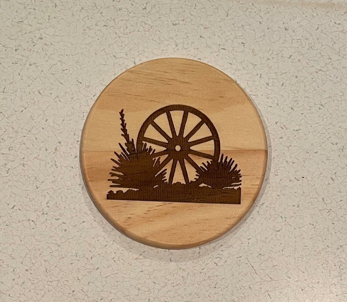 Farm/barns and Country Themed Wooden Coaster Set Laser - Etsy