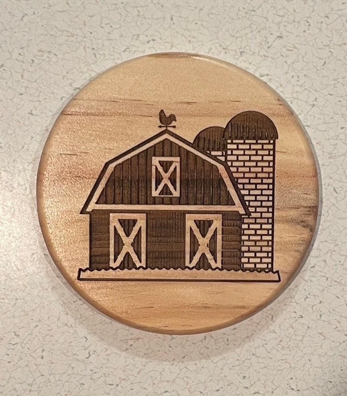 Farm/barns and Country Themed Wooden Coaster Set Laser - Etsy