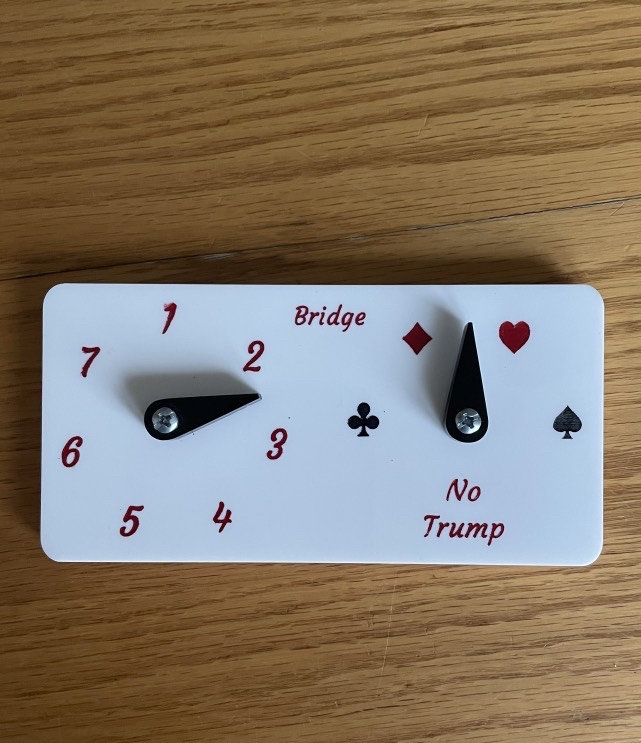 Bridge Bid Board - Etsy