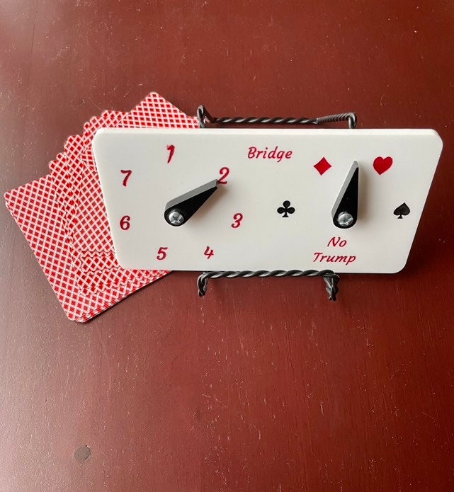 Bridge Bid Board - Etsy