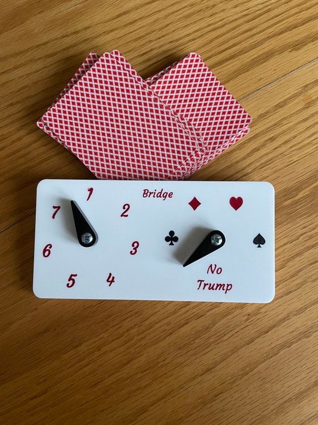Bridge Bid Board - Etsy