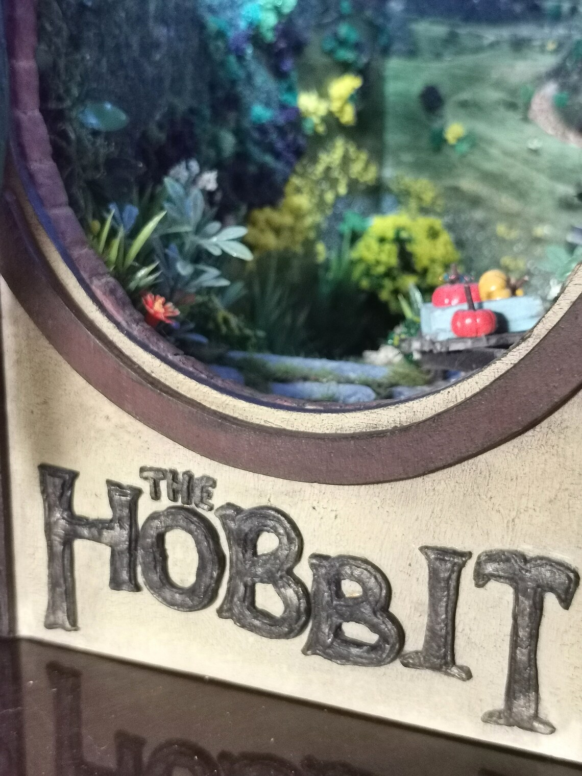 Hobbit House Shire LOTR Inspired Book Nook / Bilbo Baggins' Home Bag ...