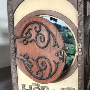 Hobbit House Shire LOTR Inspired Book Nook / Bilbo Baggins' Home Bag ...