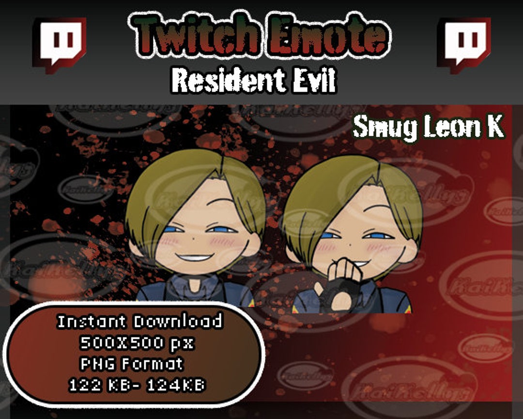 Smug Leon Inspired Twitch Emote Pack | Smug Anya Inspired - Etsy