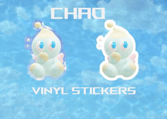 Sonic Chao Inspired 3D Art Sticker | Etsy