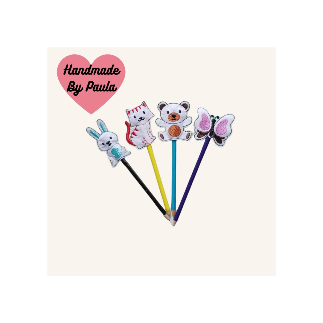 Back to School Animal Pencil Toppers With Pencil Included - Etsy