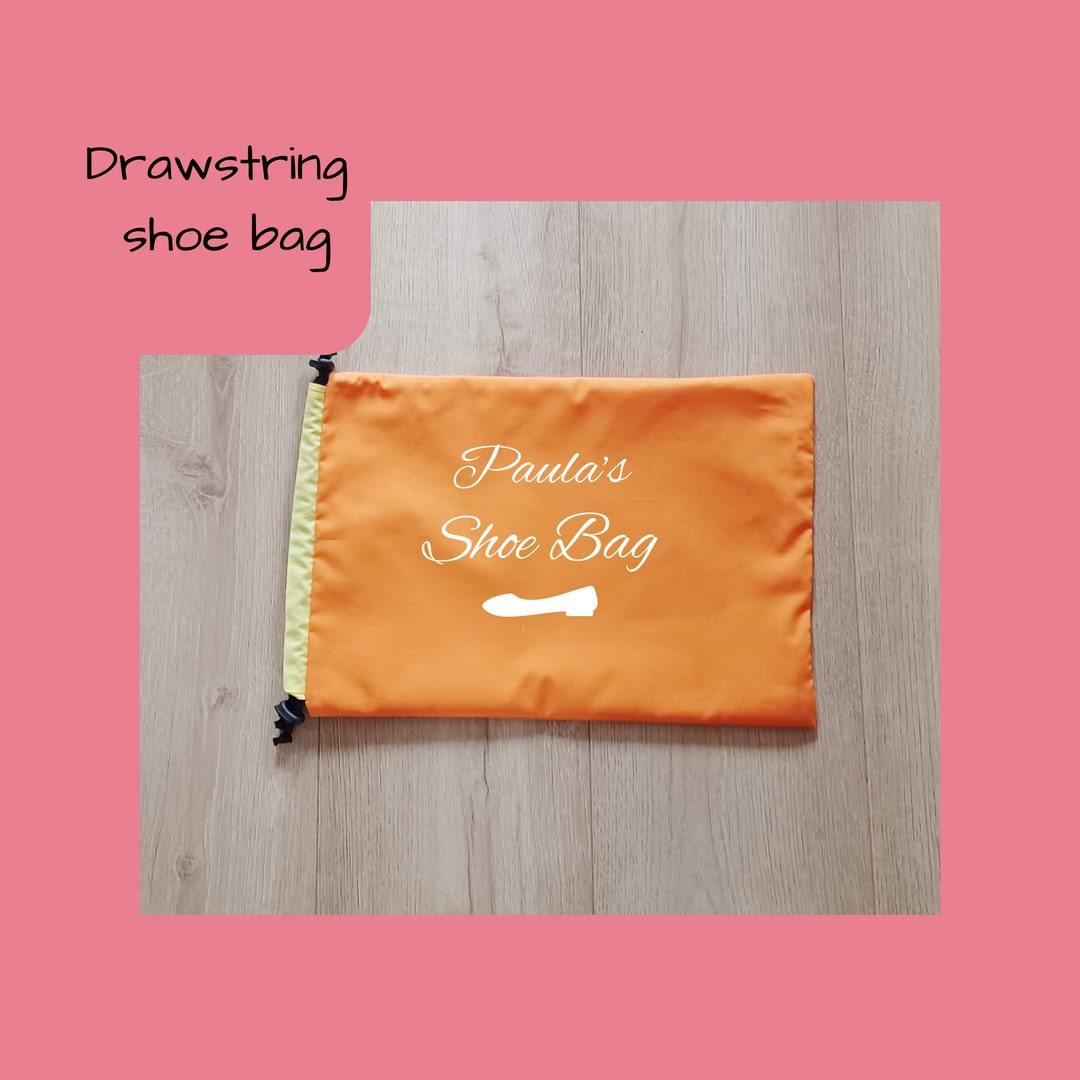 Personalised Water Resistant Adult Drawstring Shoe Bags Perfect for ...