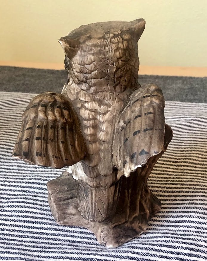 Vintage Pair Homco Ceramic Owl Bird Figurines on Branch - Etsy Vintage Pair Homco Ceramic Owl Bird Figurines on Branch - Etsy