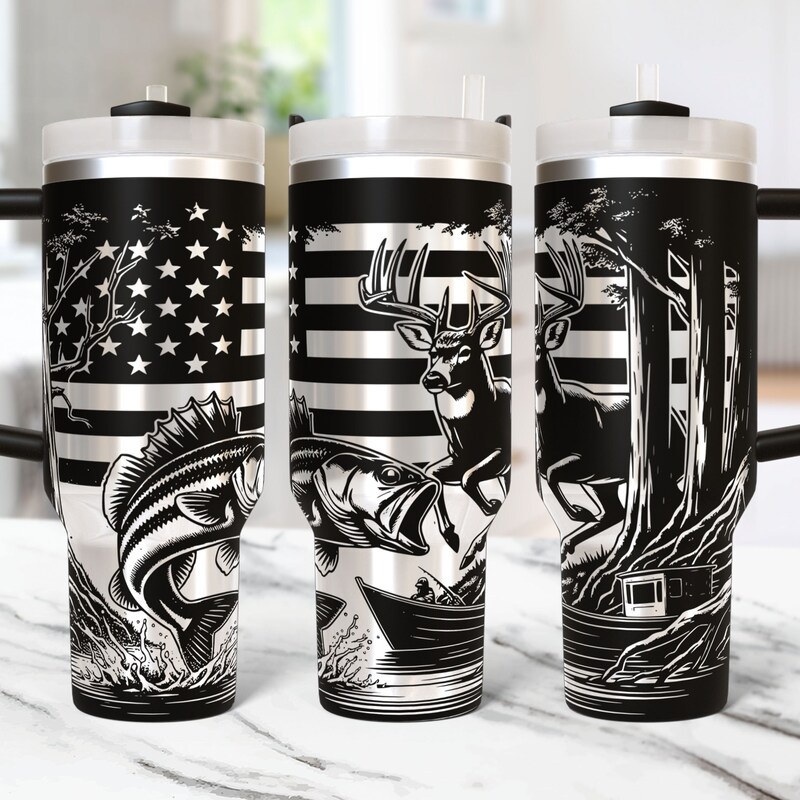 Deer Svg for Stanley - Etsy