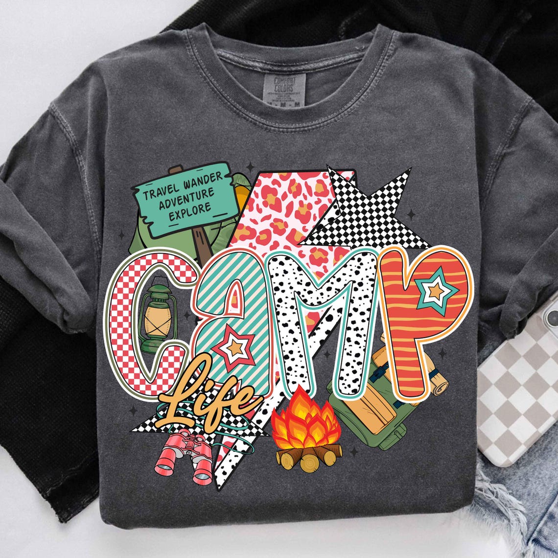 Preppy Camp Life Png, Camping Mode Png, Camping Png, Camping Lover Gift ...
