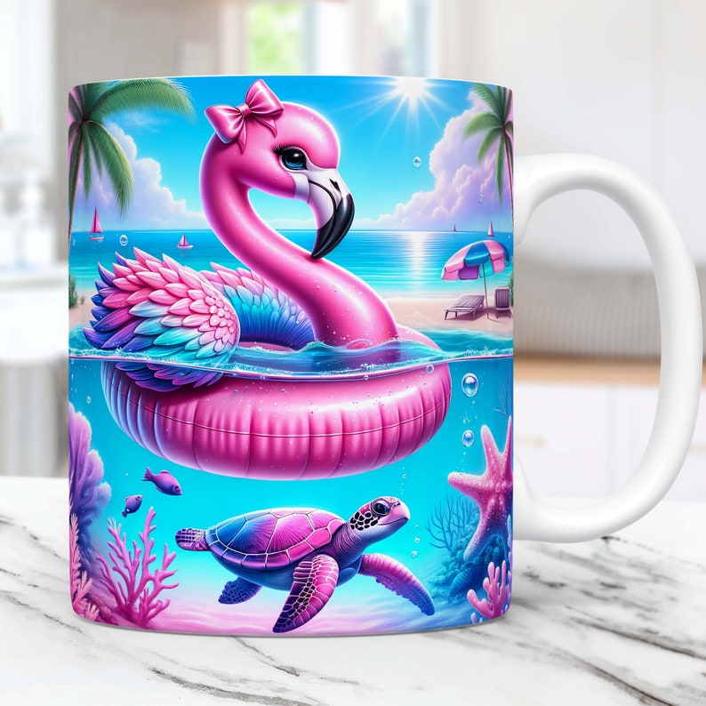 Summer Mug Wrap Bundle, Summer Vibes 11oz & 15oz Mug Template, Mug ...