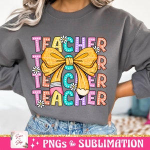 Coquette Teacher Png, Back to School Png, Teacher Appreciation Png ...