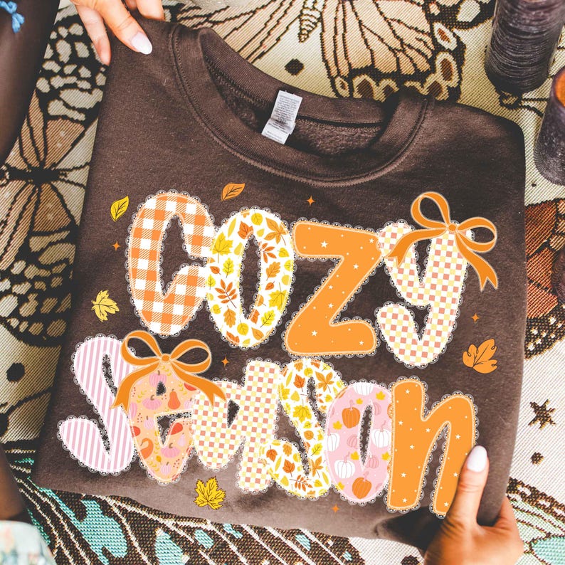 Preppy Cozy Season Png, Preppy Fall Png, Cozy Png Sublimation, Fall ...