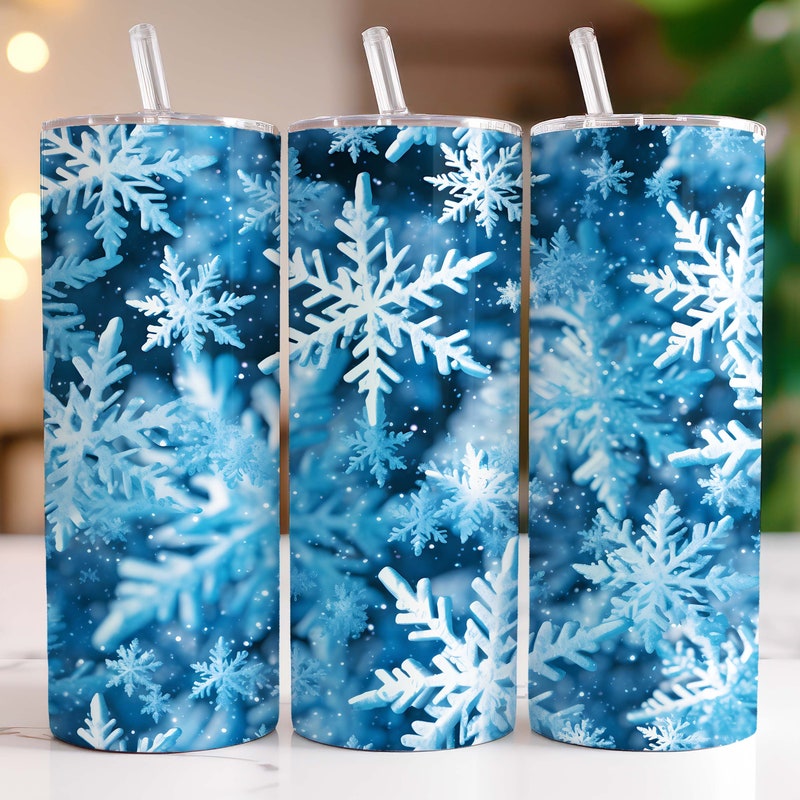 Snowflake Tumbler - Etsy