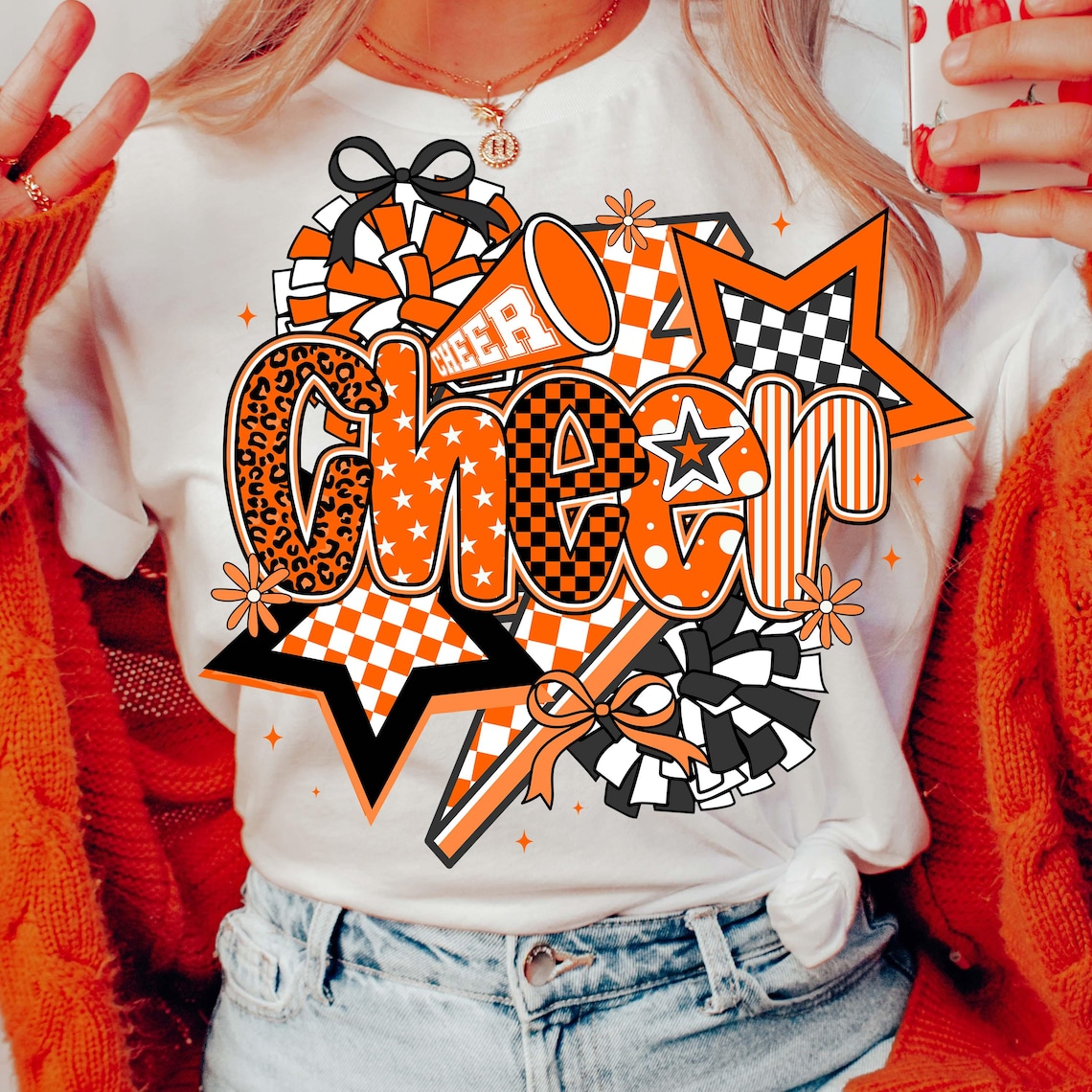 Preppy Cheer Png Bundle, Football Cheer Png, Game Day Png, Football ...