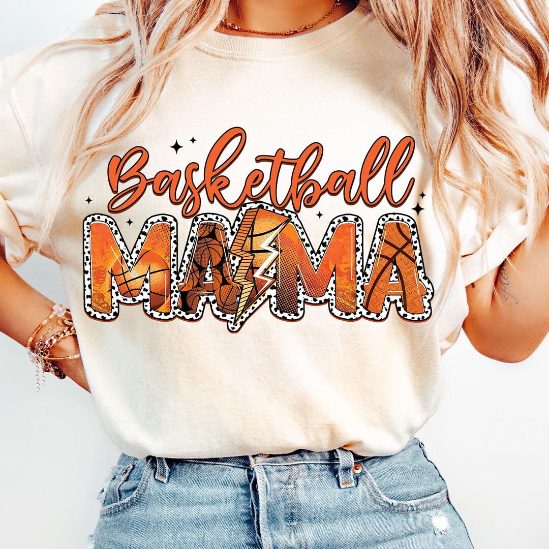 Basketball Mama Png, Basketball Shirt Png, Retro Basketball Mom Png ...