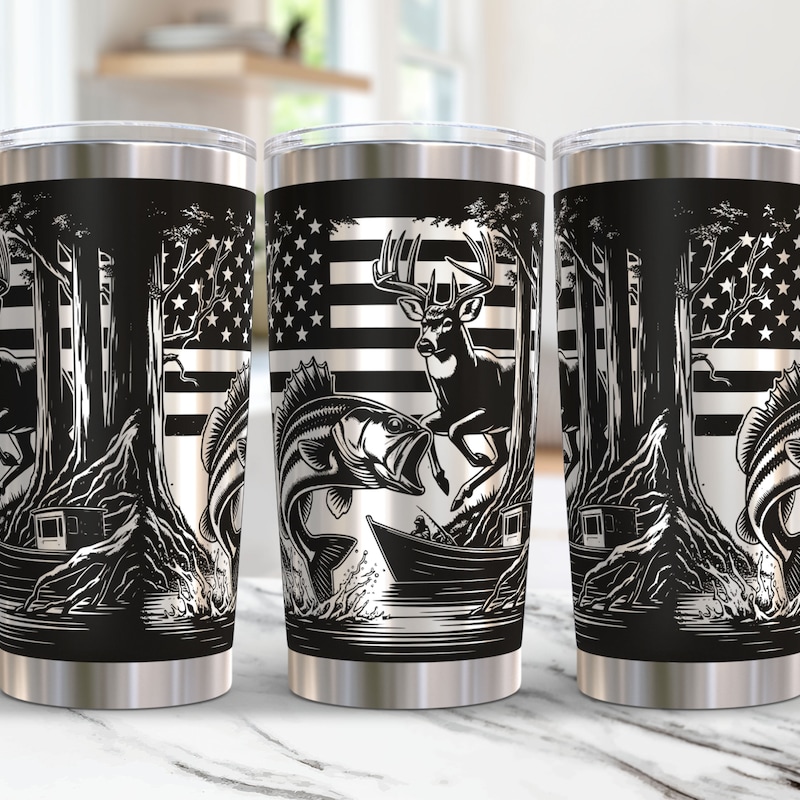 Man and Deer Laser Svg - Etsy