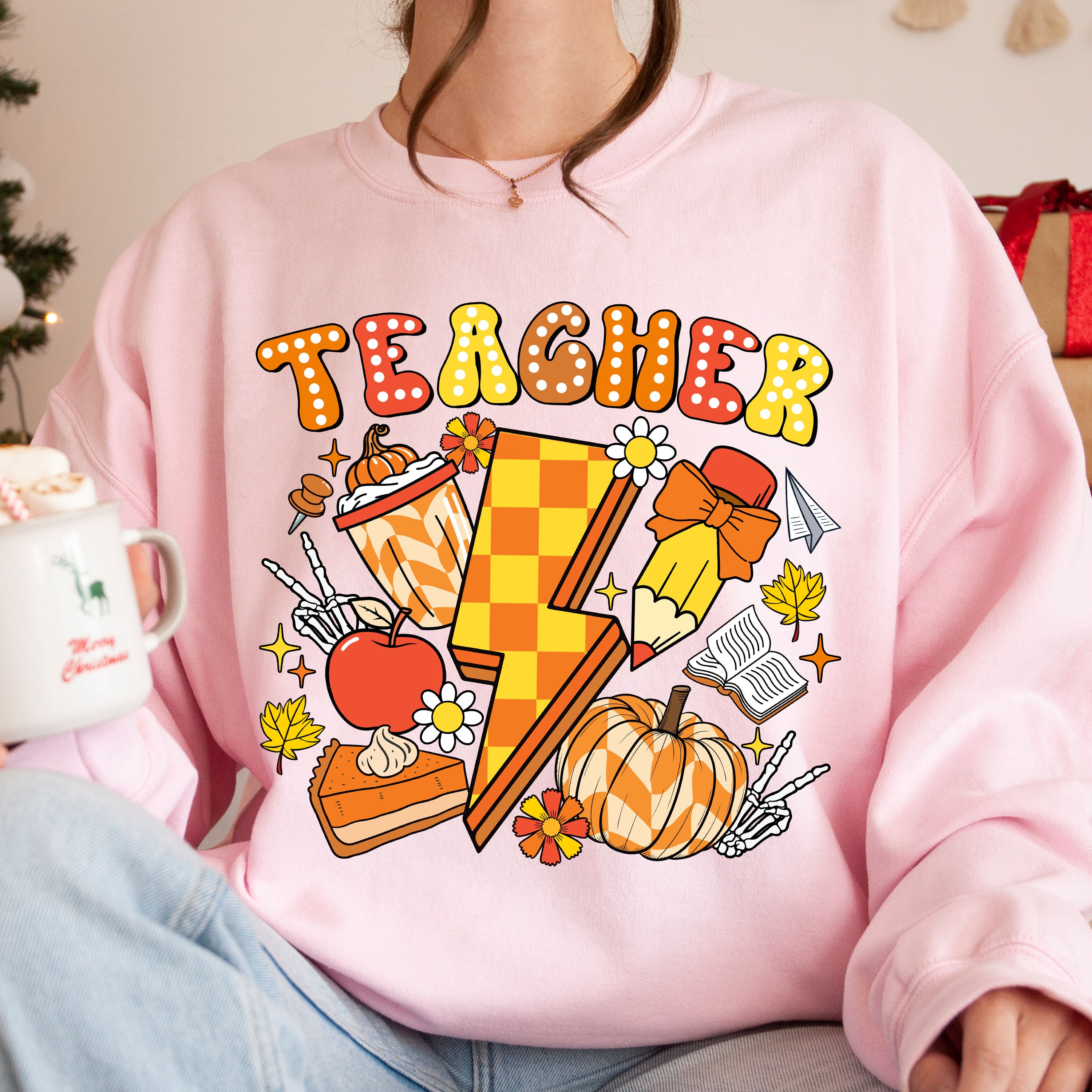 Fall Teacher PNG, Retro Fall Png, Teacher Shirt Sublimation Designs ...