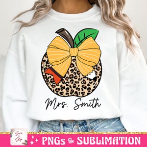 Back to School Coquette Png, Teacher Png, Retro Teacher Png, Pre-k 1st ...