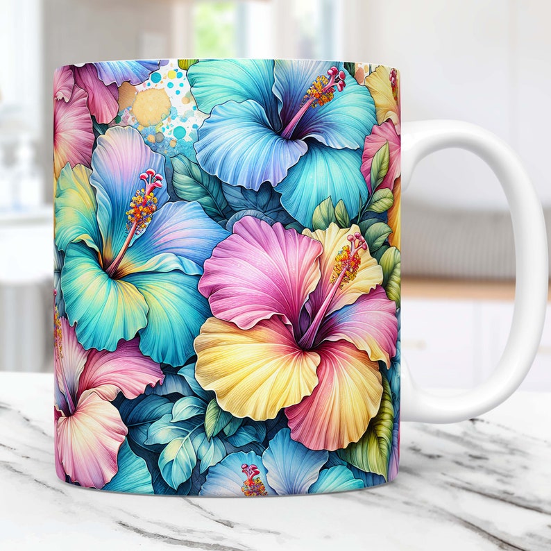 Summer Mug Wrap Bundle, Summer Vibes 11oz & 15oz Mug Template, Mug ...