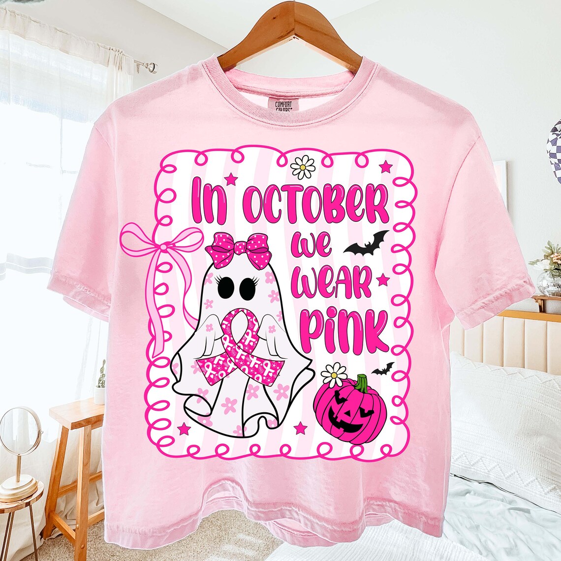 Preppy Breast Cancer Png Bundle, in October We Wear Pink Png, Breast ...