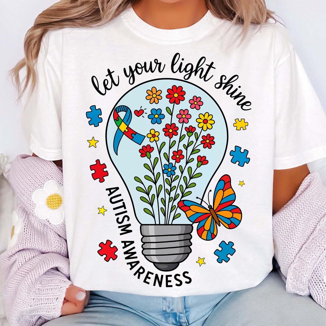 Floral Autism Png, Autism Png, Autism Awareness Coquette Png, Autism ...