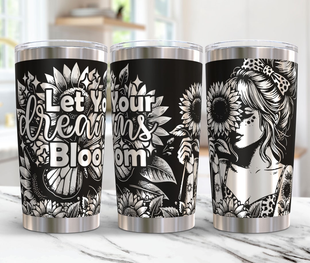 Daily Affirmations Tumbler Wrap Laser Svg, 20oz Laser Engraved Tumbler ...