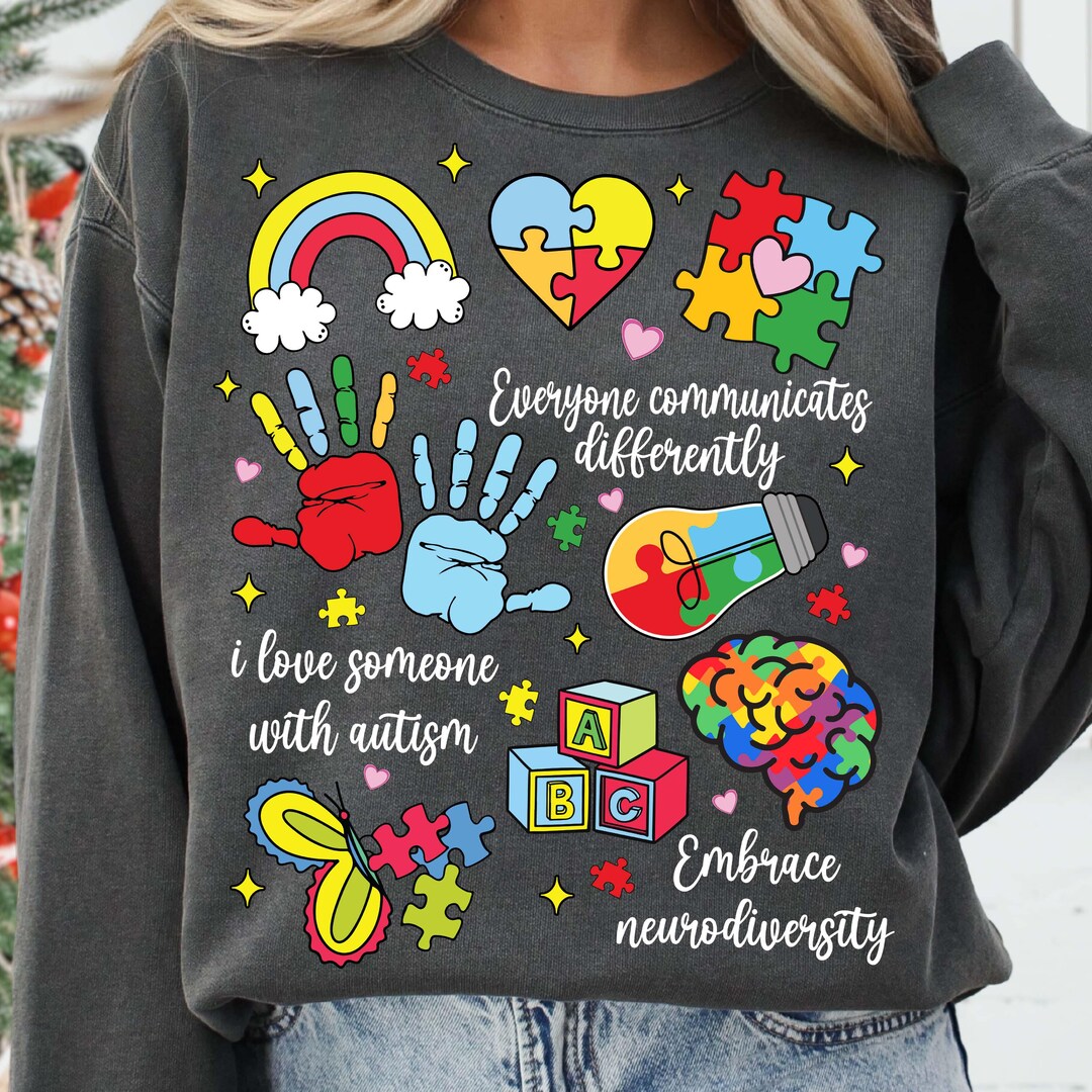 Autism Png, Everyone Communicates Differently Png, Autism Month Png ...