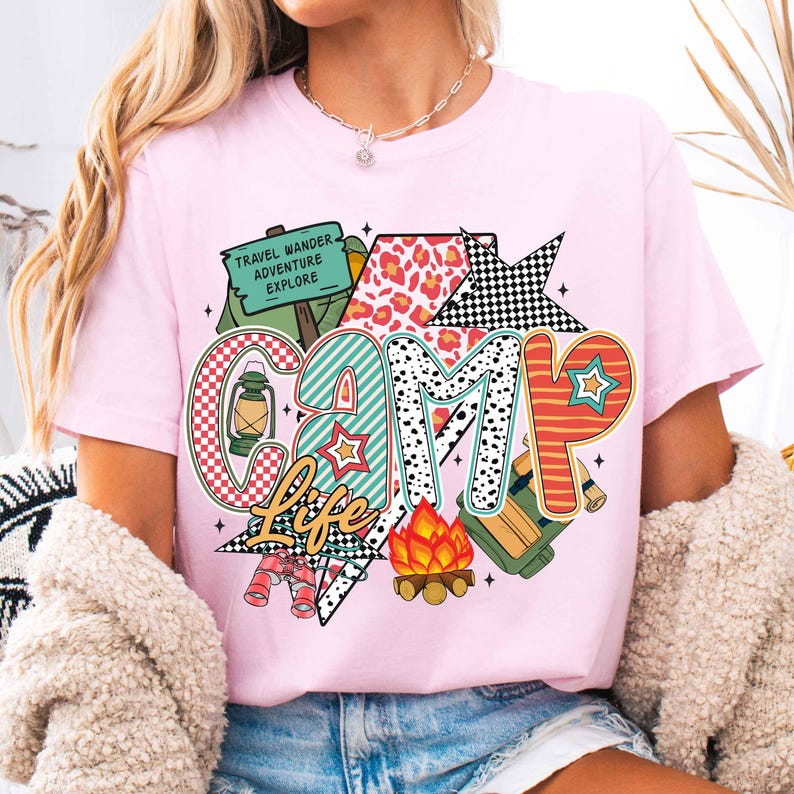 Preppy Camp Life Png, Camping Mode Png, Camping Png, Camping Lover Gift ...