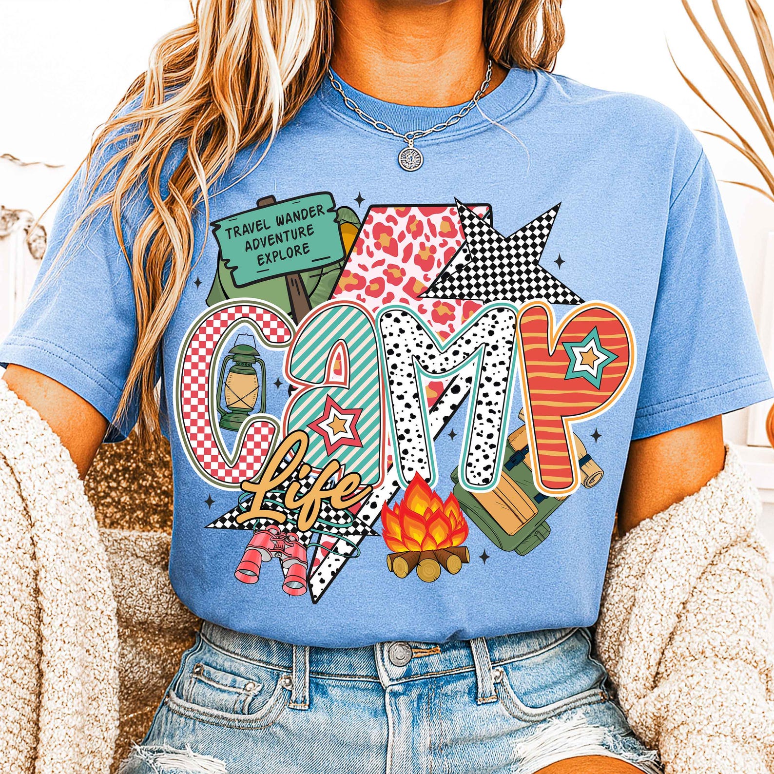 Preppy Camp Life Png, Camping Mode Png, Camping Png, Camping Lover Gift ...