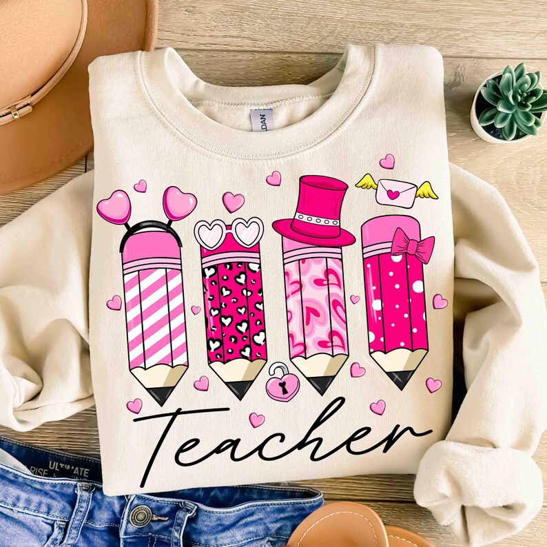 Teacher Valentine Png Teacher Heart Pencil Png Teacher Valentine ...