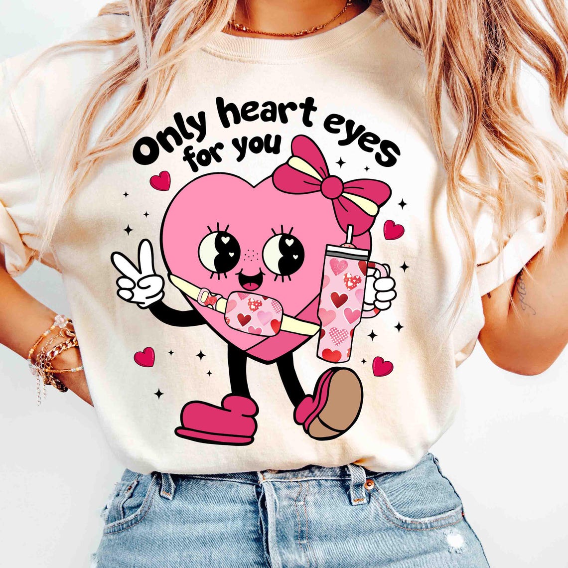 Valentine Png, Only Heart Eyes for You Valentines PNG, Valentine Heart ...