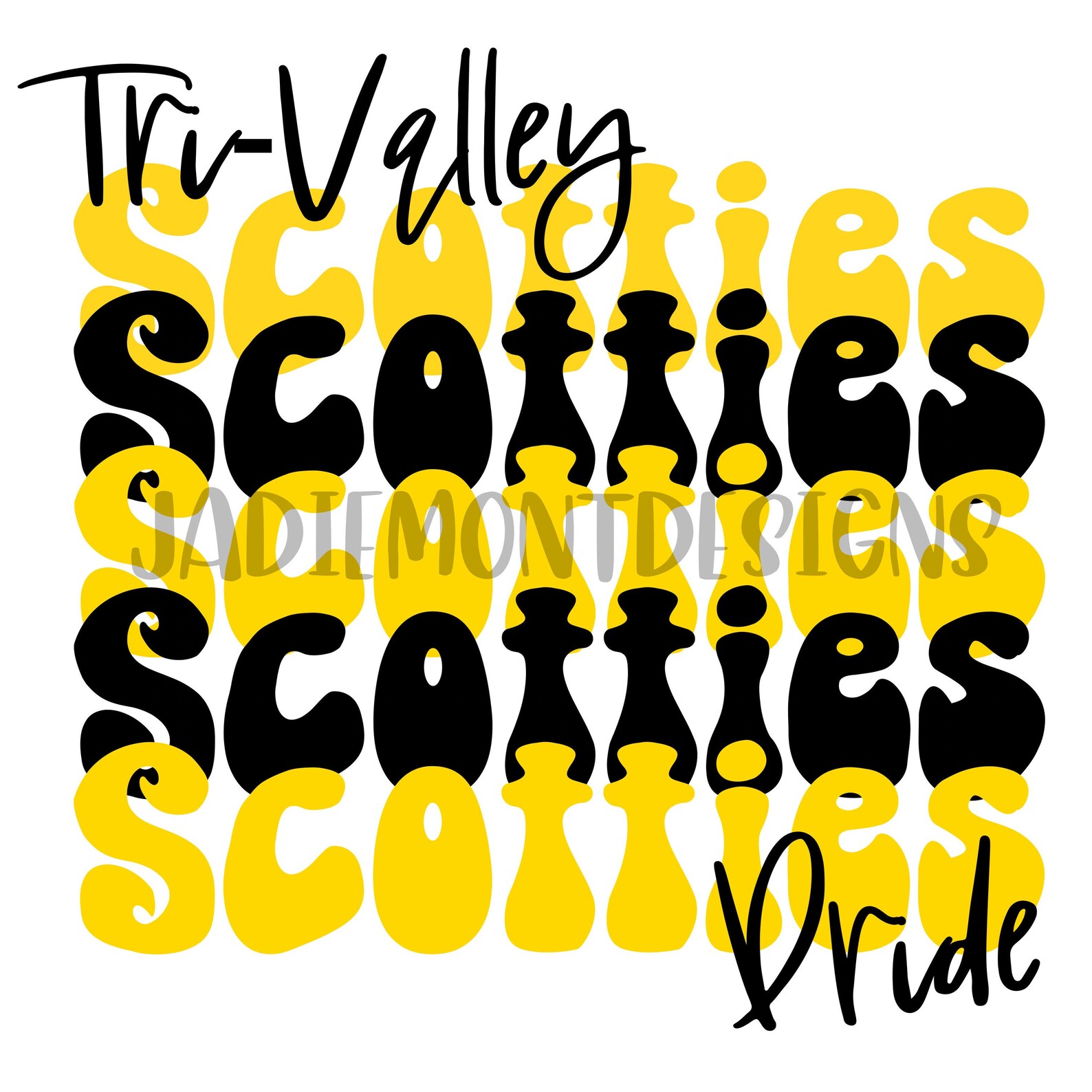 Tri-Valley Scotties PNG descarga digital equipo deportivo | Etsy