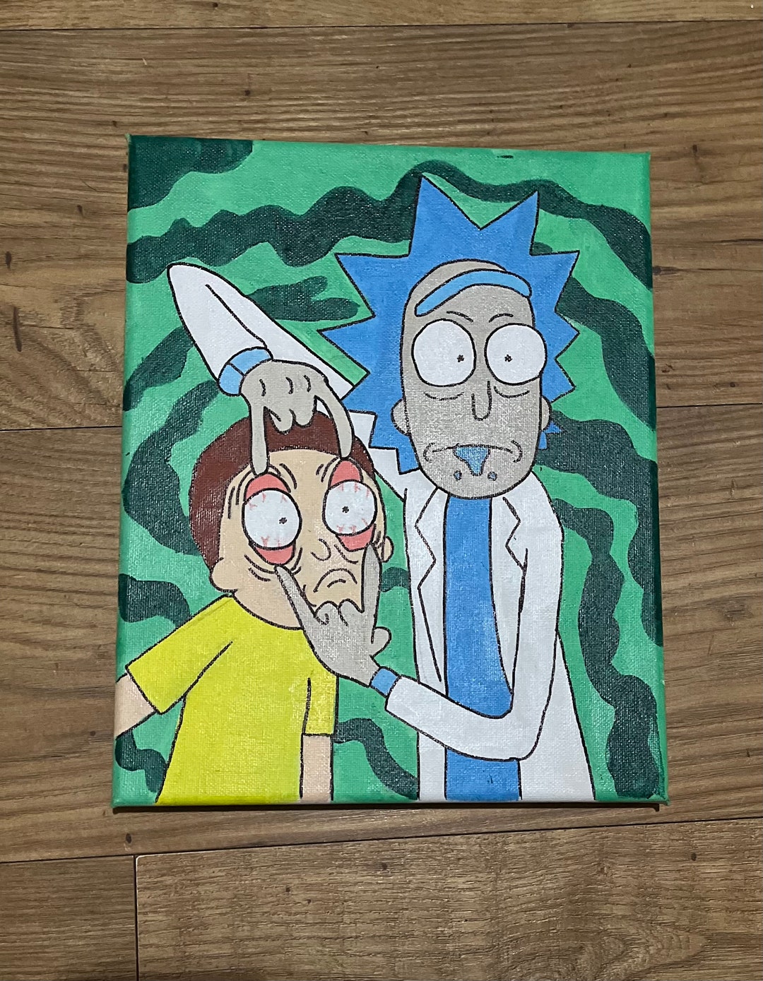 Rick and Morty Painting - Etsy