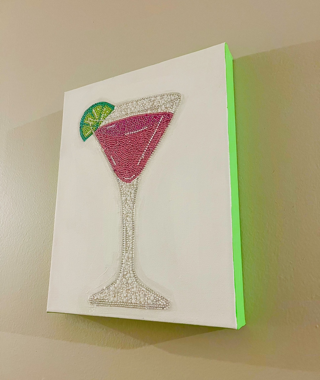 Bedazzled Cosmopolitan Canvas - Etsy