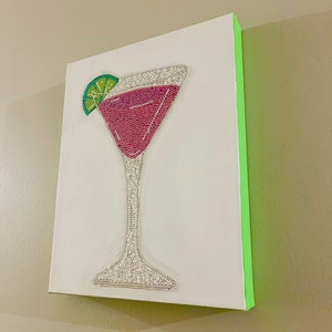 Bedazzled Cosmopolitan Canvas - Etsy