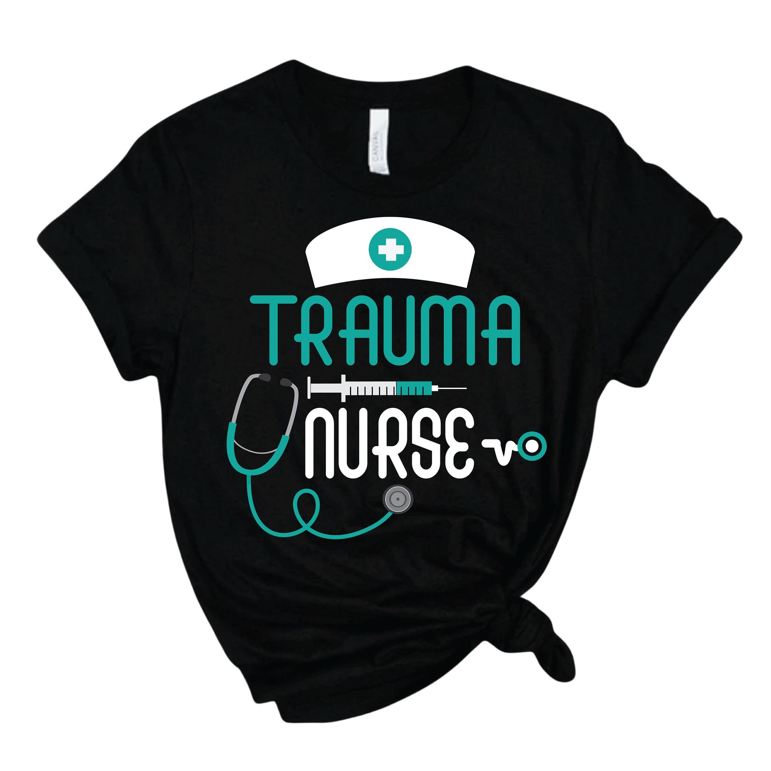 Trauma Nurse Shirt nurse stethoscope ER Nurse Shirt Trauma | Etsy