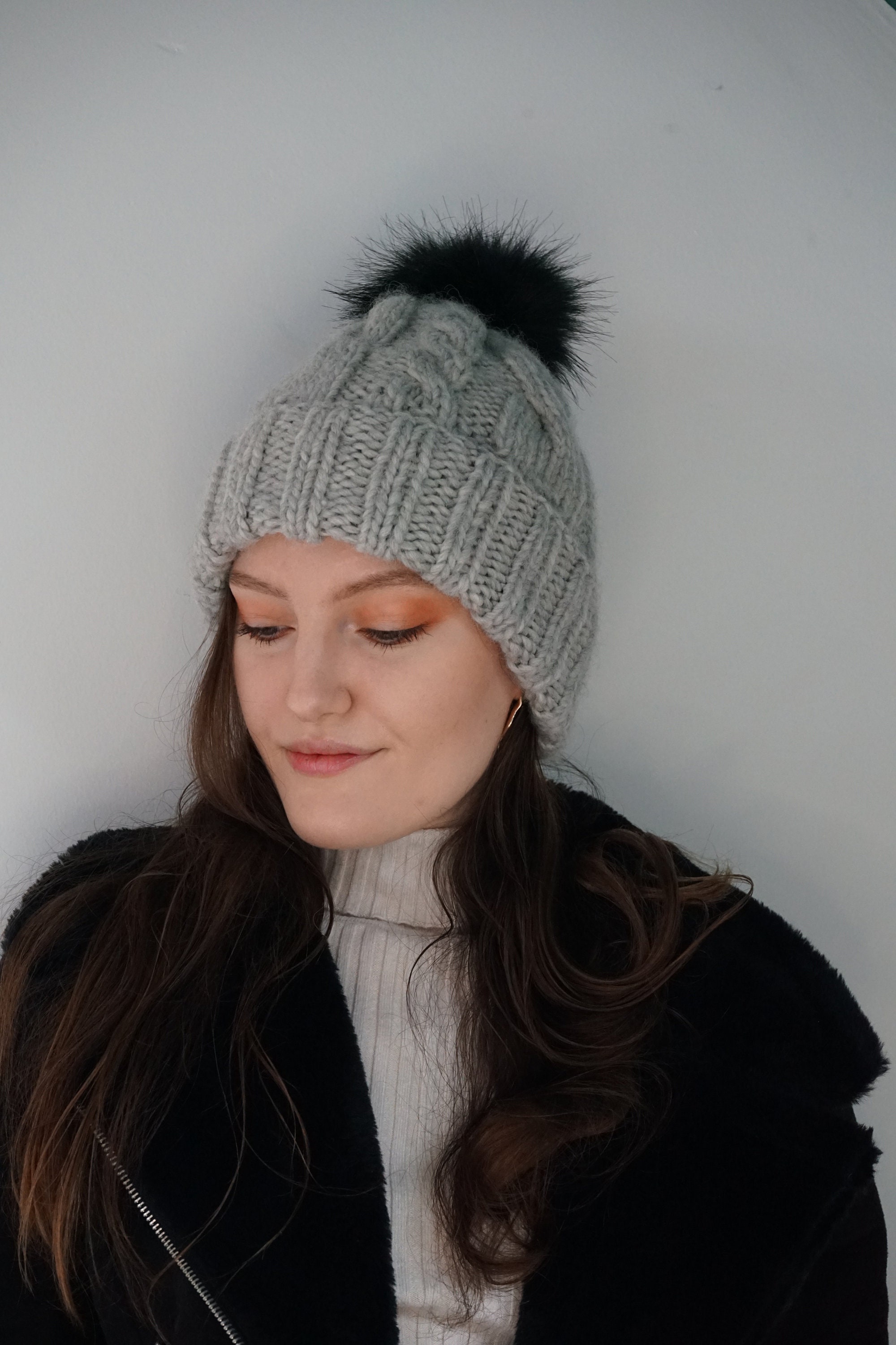 ESKIMO beanie-winter hat-super chunky wool hat-autumn | Etsy