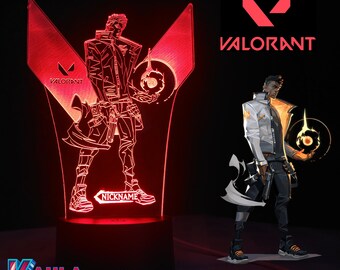 Valorant Desk Lamp | Etsy