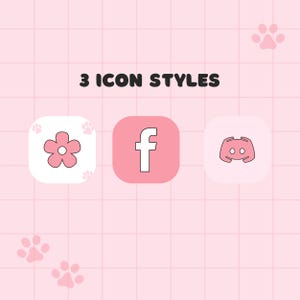Ios 18 Cute iPad Theme, Pink Cat Ios Icon Kit, App Icons Pack for iPad ...