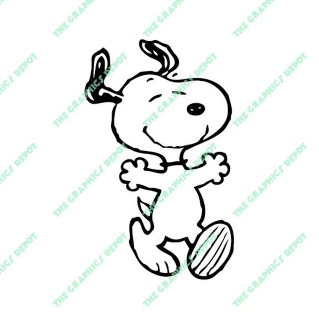 Snoopy Peanuts SVG DXF EPS Png Cricut Silhouette Digital - Etsy