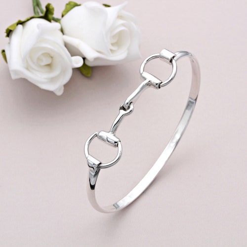 Snaffle Bit Horse Ring Snaffle Bit Sterling Silver - Etsy